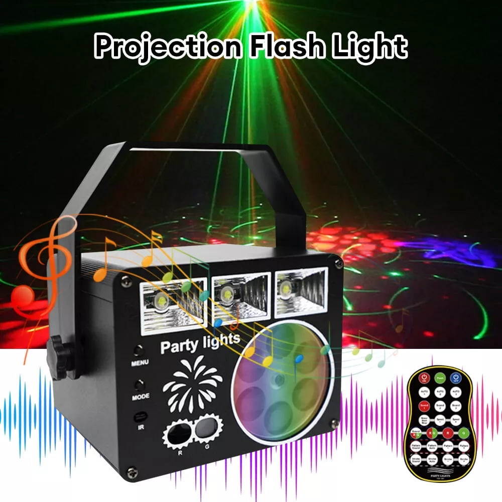 5V DMX RGB LED Laser Beam Scanner Projector DJ Disco Party Stage Laser ...