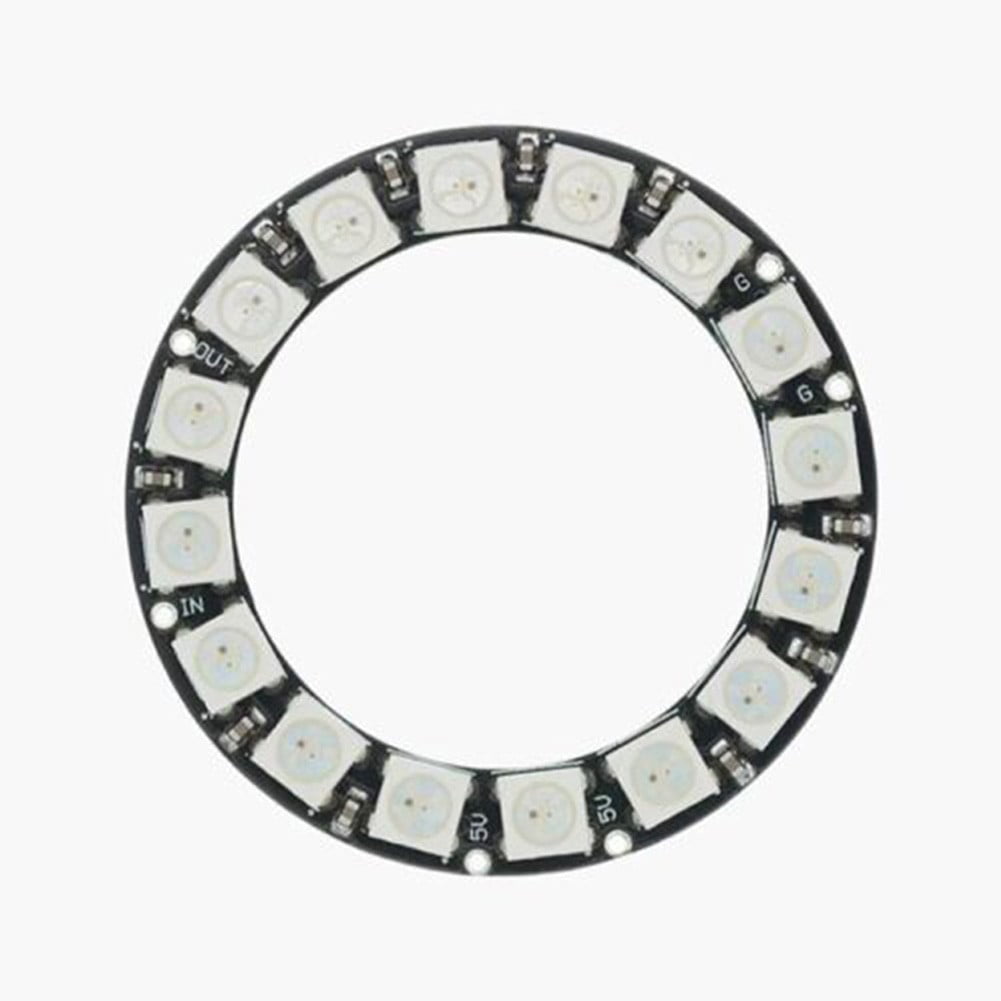 5V Individual Addressable RGB LED Ring for Arduino W 812 - Walmart.com