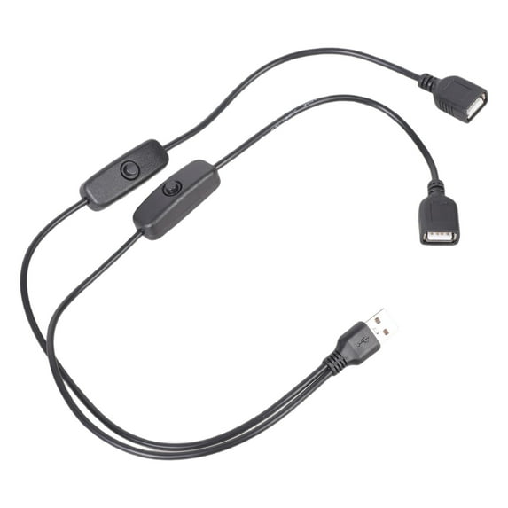 5V Only Charging Extension Cable with Switches for Charging Various USB ...
