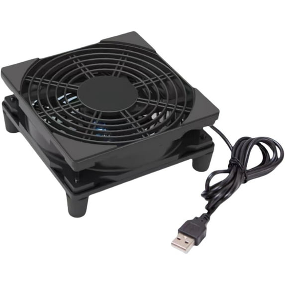 5V Quiet Dual USB Cooling Fan 120mm with 1200mm Cable,38CFM Airflow ...