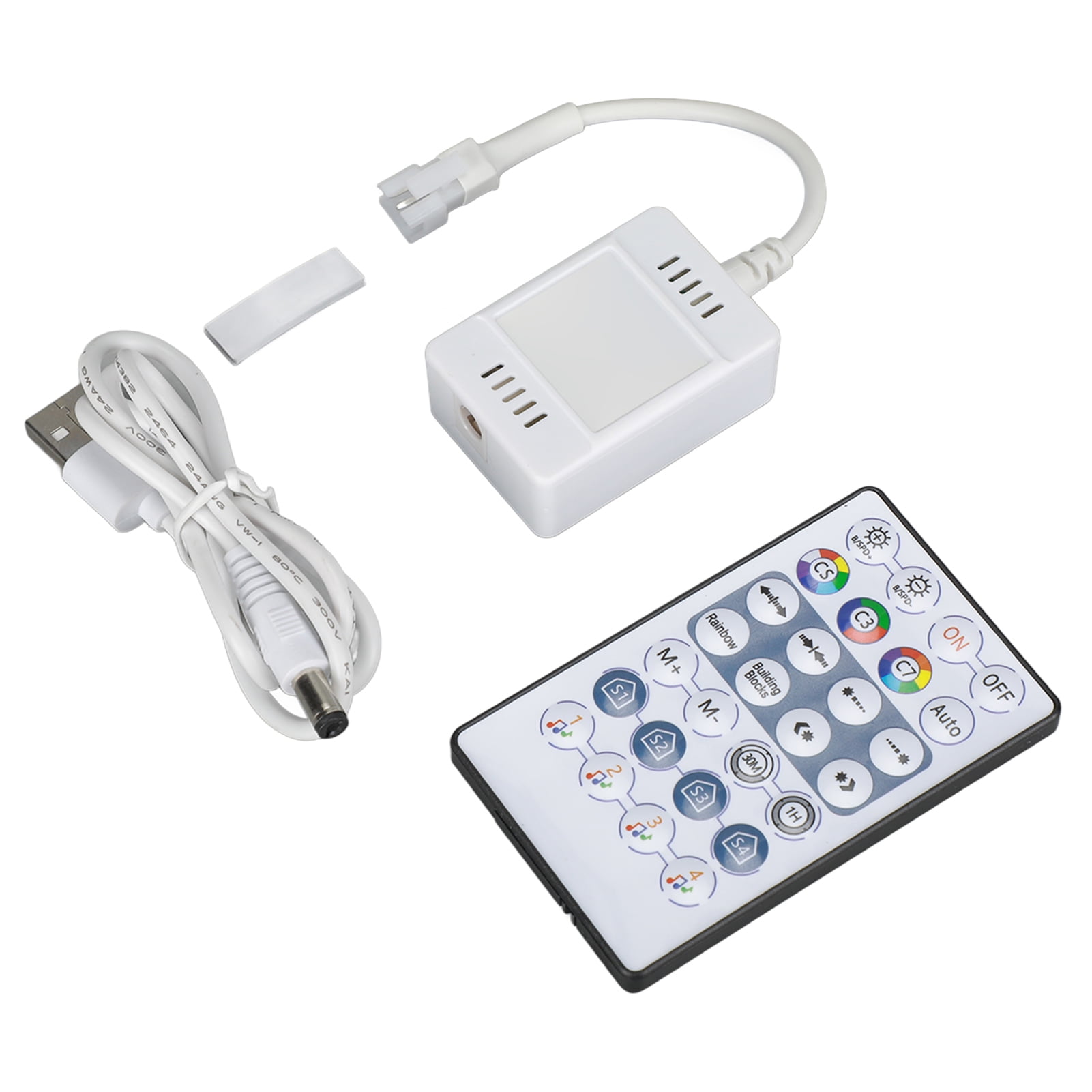 5V RGB Light Strip Controller WIFI APP Remote Control 3Pin with USB ...
