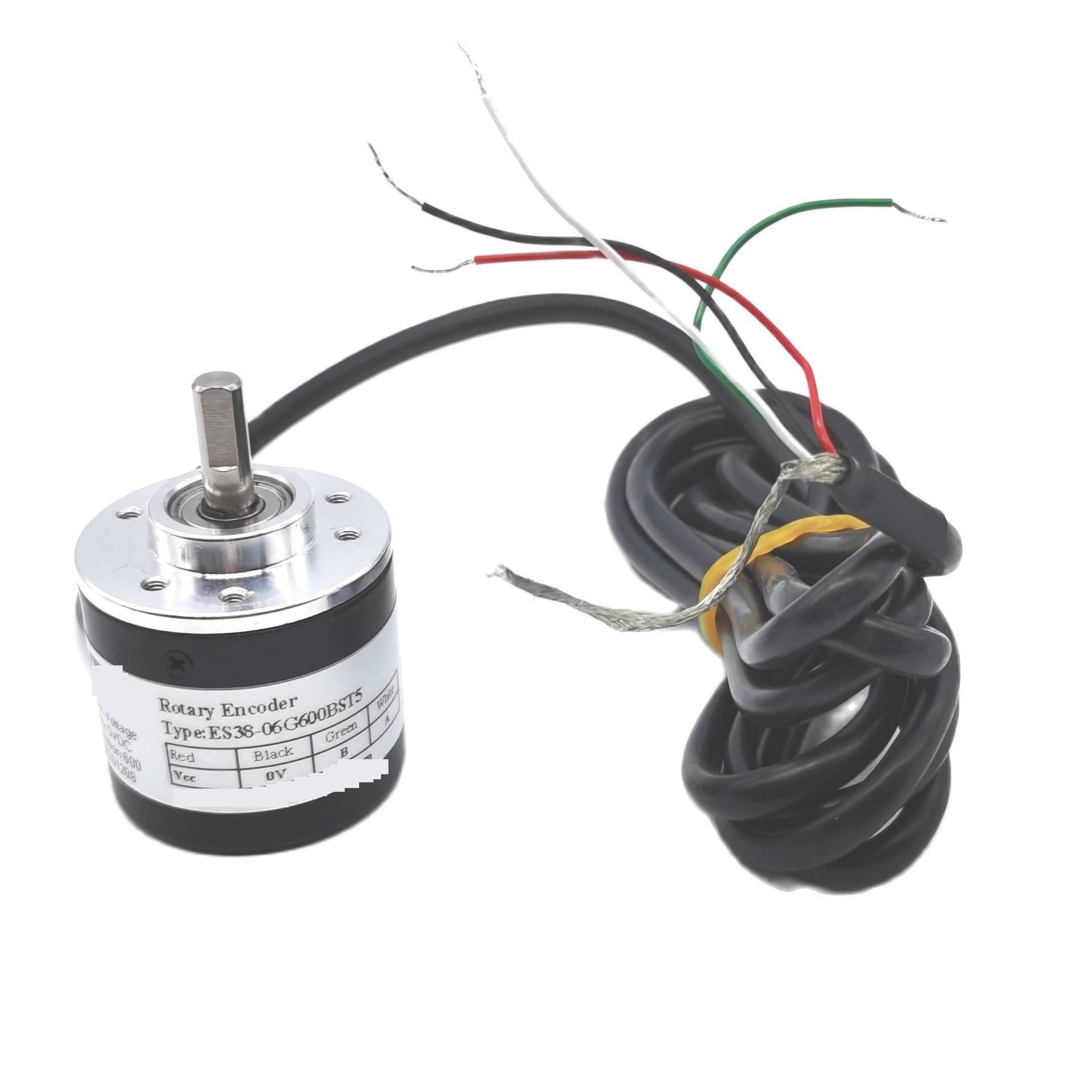 5V TTL Voltage Output AB Phase Rotary Encoder 200 360 400 500 600 1000 ppr ,Stable Output ...