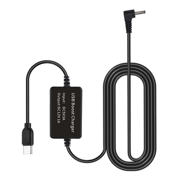 5V To 12V USB C Power Cable With 3.5X1.35Mm Connectors For Car DashCam ...