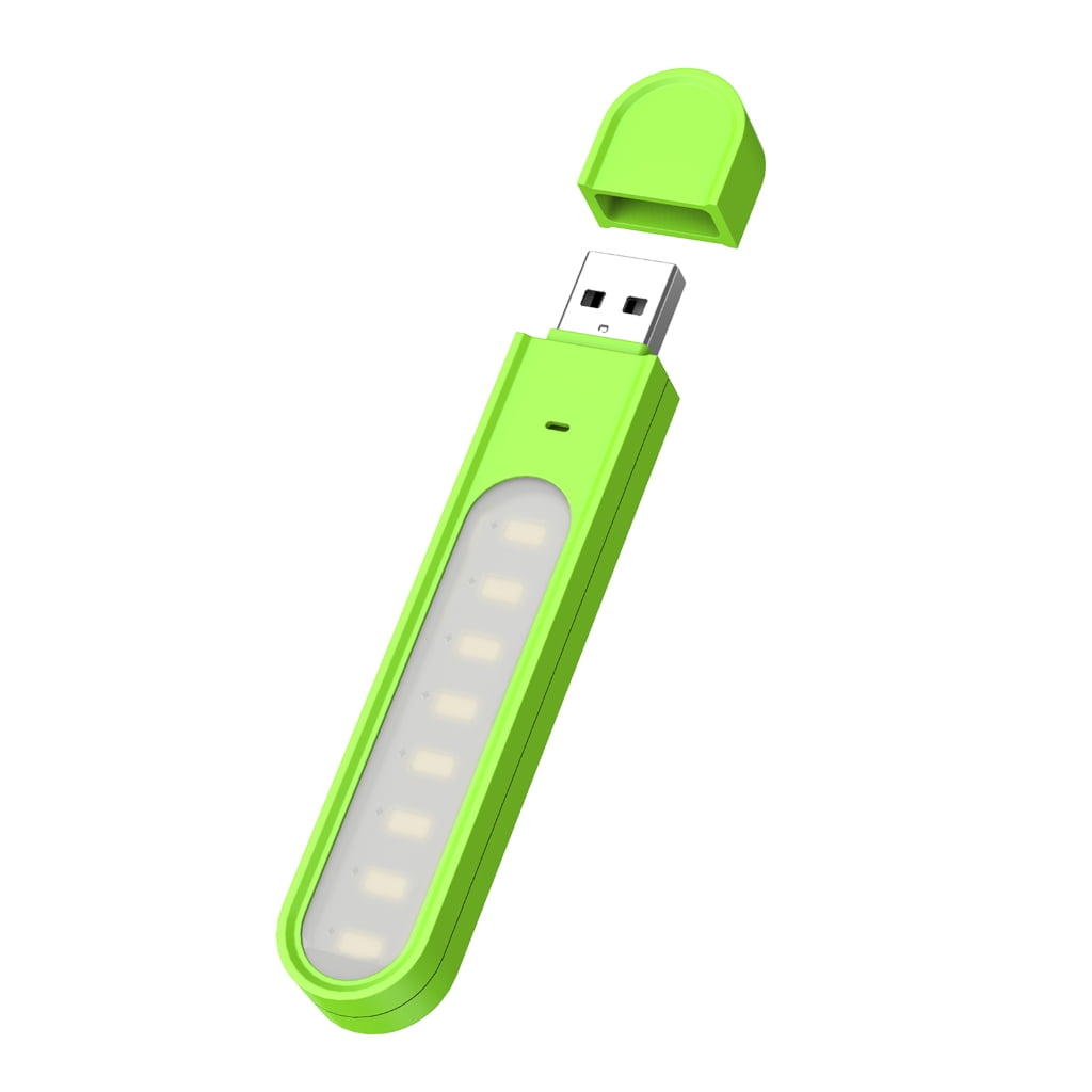 5V USB LED Lamp Light Night Light 8 LEDs Portable For Bedsides Desk ...
