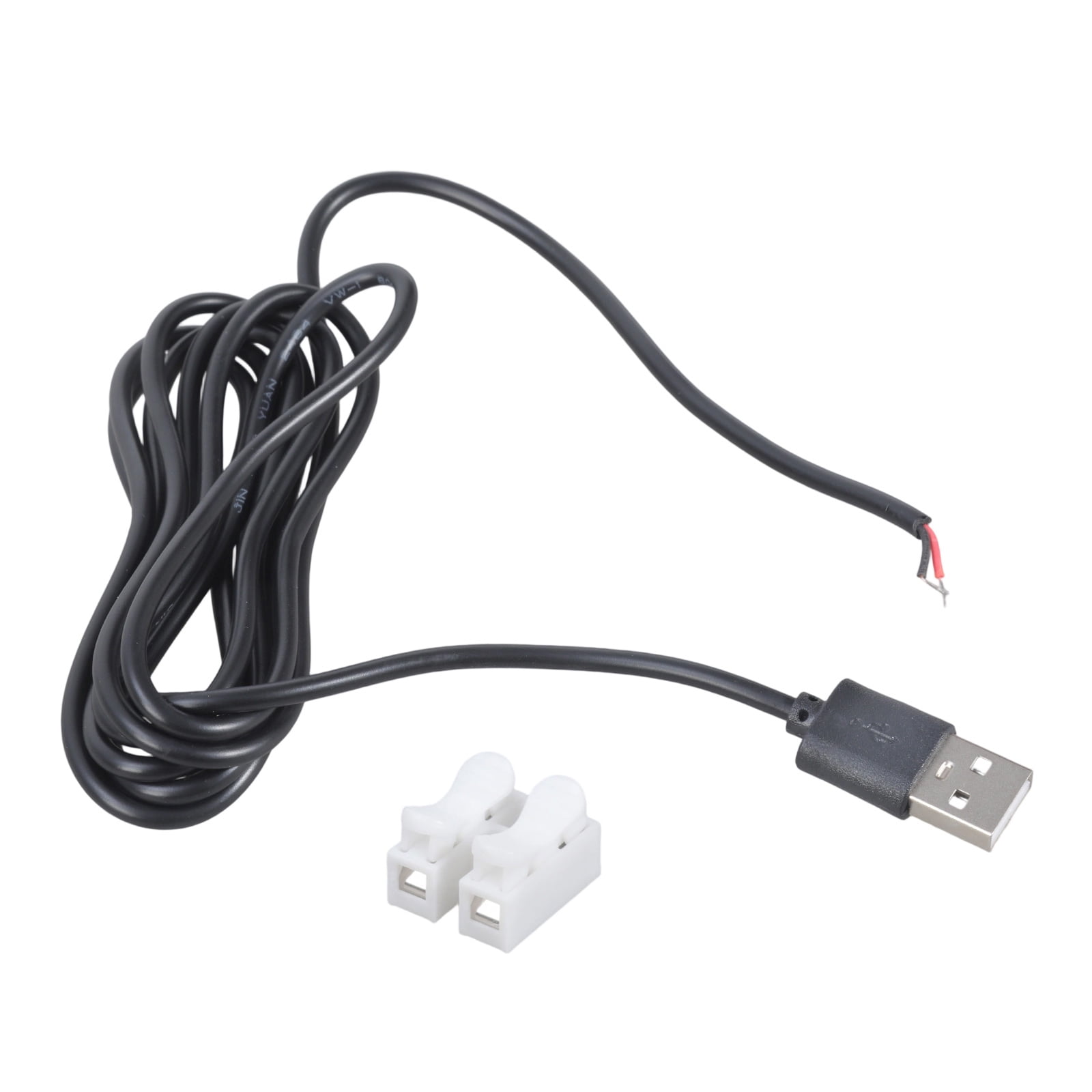5V USB Power Cable Spring Loaded Terminal Block Connectors Wire for ...