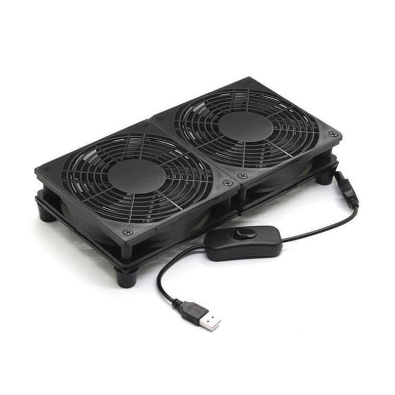 5V USB Powered 120mm 1800PRM Gaming PC Fan 1 Speed Portable Cooling Fan ...