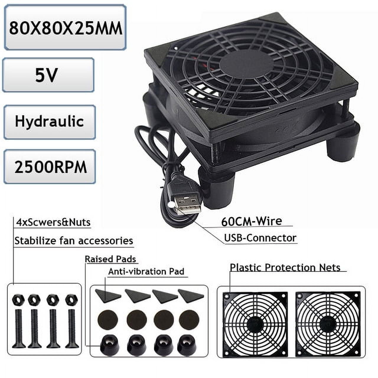 5V USB Router Fan TV Box Cooler 80mm 92mm 120mm 240mm PC DIY Cooler W ...