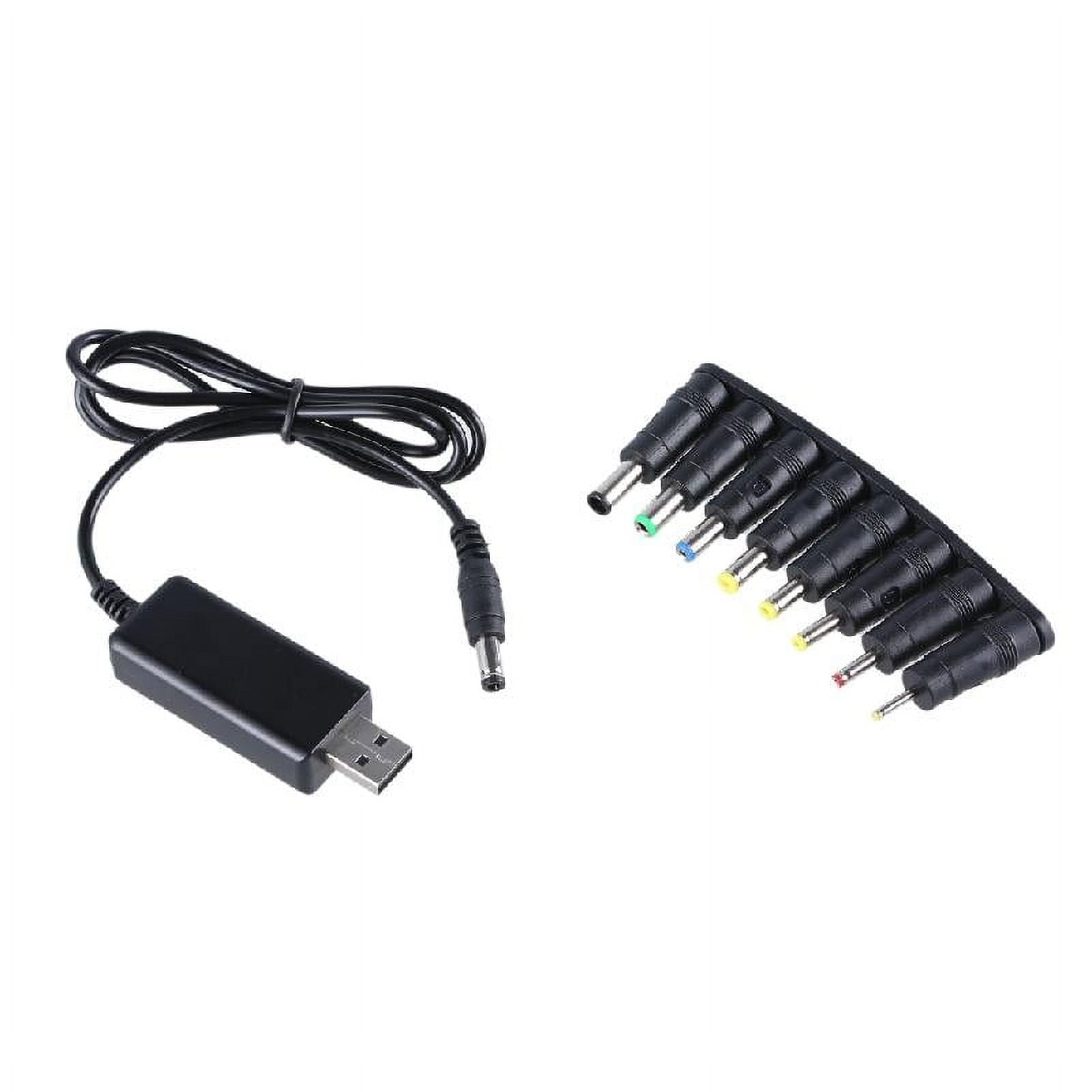 5V USB to DC12V Step Up Adapter Cable with Voltages Selection for ...
