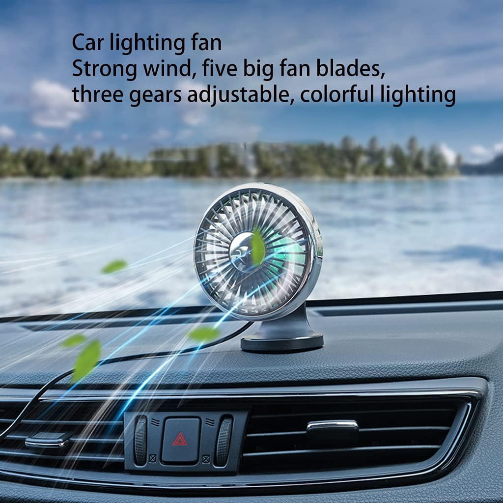 5V Usb Powered 3-Speed Car Dashboard Air Cooling Fan For Suv Truck ...