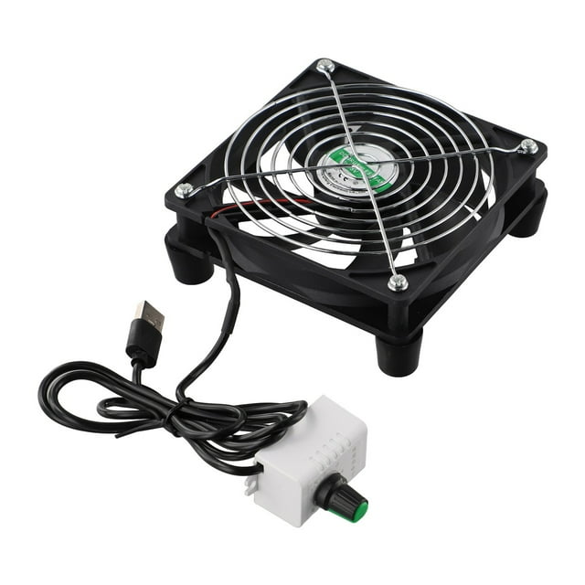 5V USB Router Cooling Fan Stepless Speed Regulation Silent High Speed ...