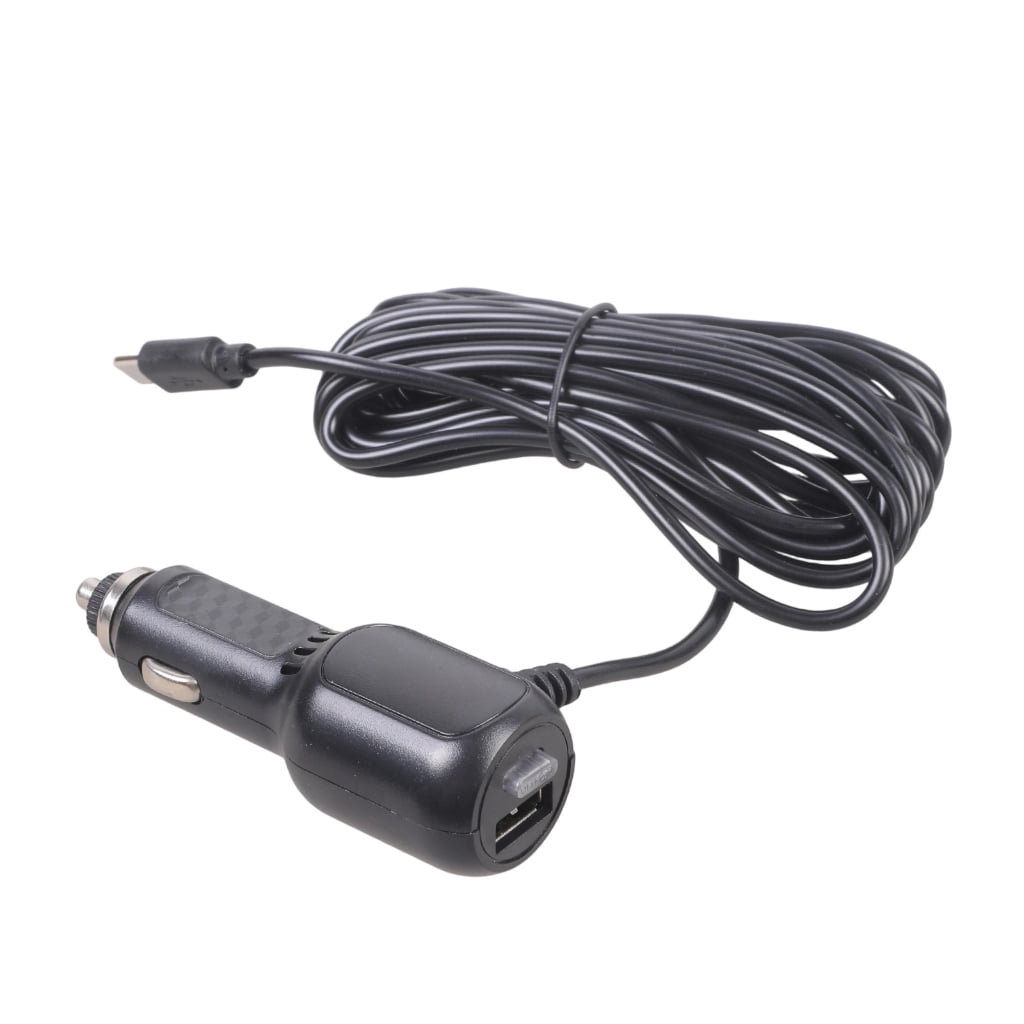 Double Port 5V3A USB Car Adapter Switchable Type C Cable For DVR ...