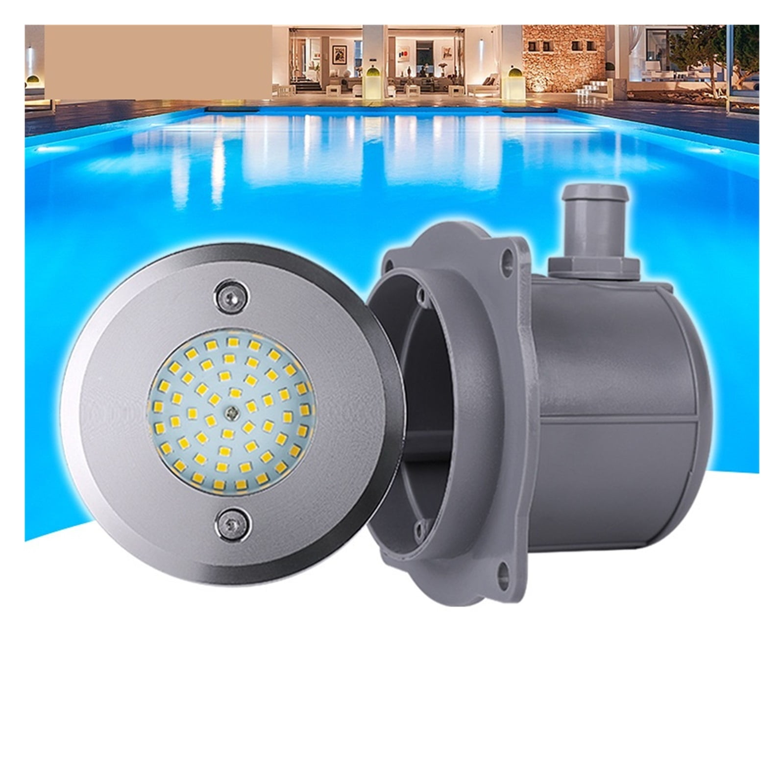 5W, 6W Stainless Steel High Temperature Swimming Pool Underwater Light ...