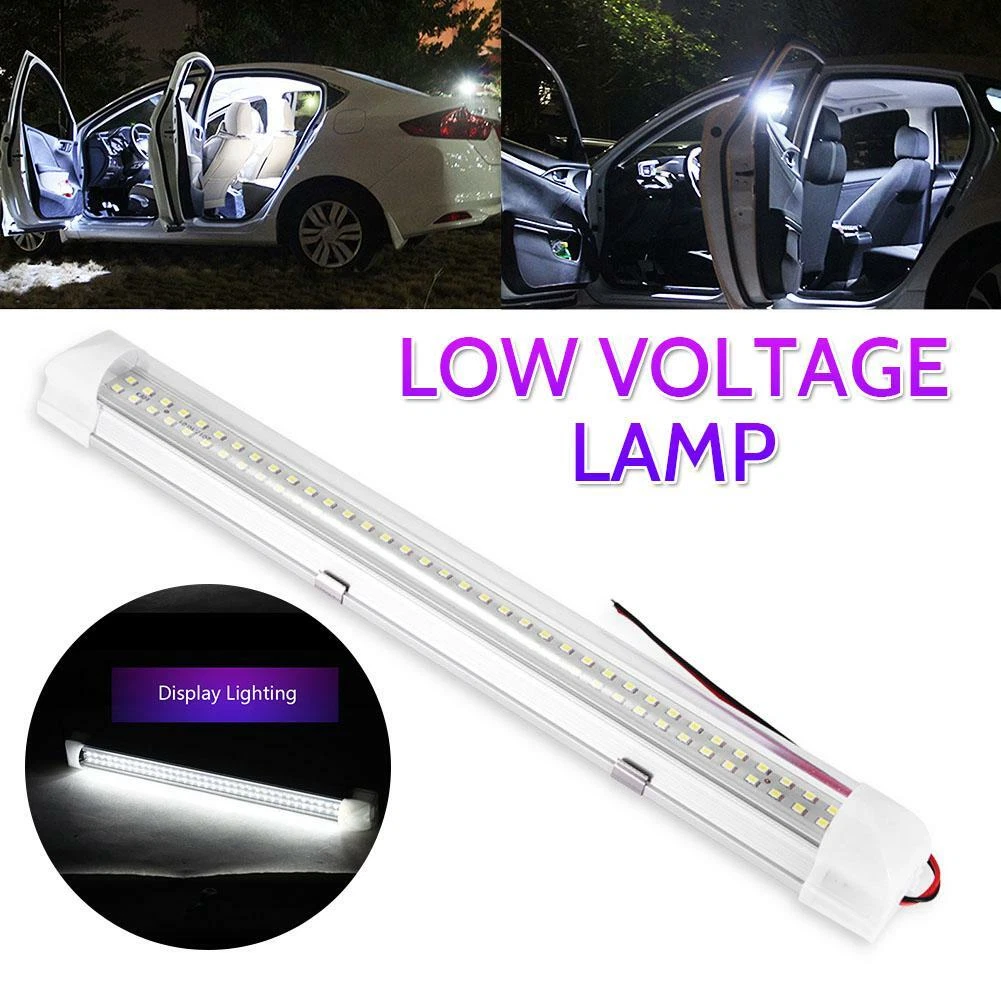 5W 72Led Ceiling Car Interior Strip Light Bar Lamp Trailer Camper ...