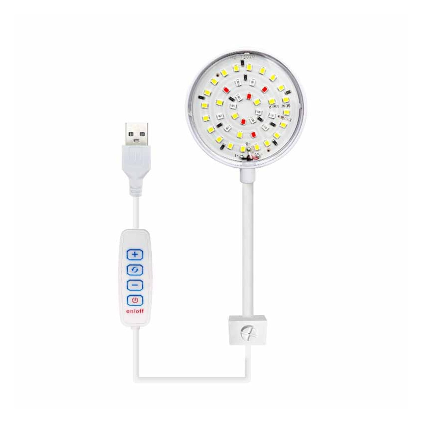 5W/7W LED 5V USB Fish Tank Clip Lamp Decorate Led Full Spectrum Control ...