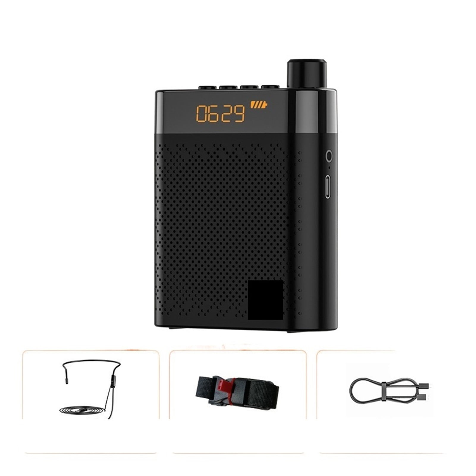 5W Class D Voice Amplifier Bluetooth Microphone Mini Audio Portable ...