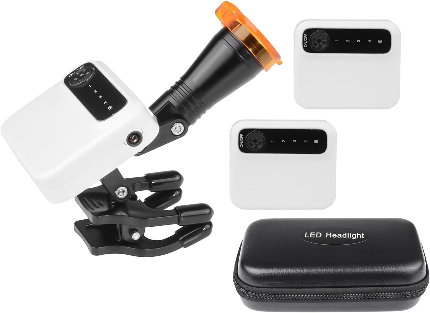 5W Magnetic Chuck Design LED White Headlight Adjustable Brightness ...