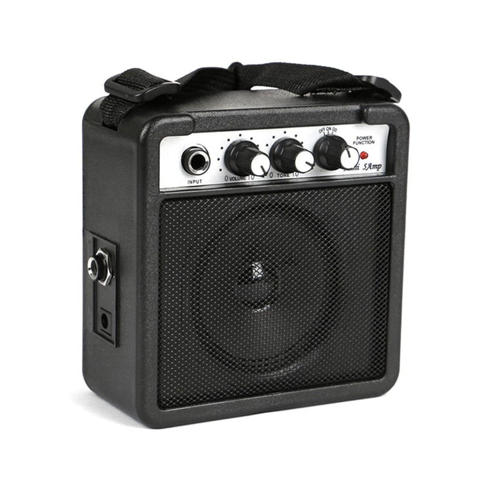 5W Mini Guitar Amplifier Amp Speaker with 3.5mm & 6.35mm Inputs 1/4 ...
