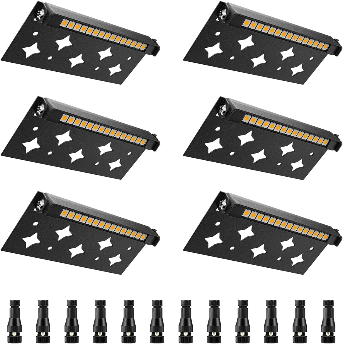 5W Retaining Wall Lights 7 inch LED Hardscape Lighting Low Voltage ...