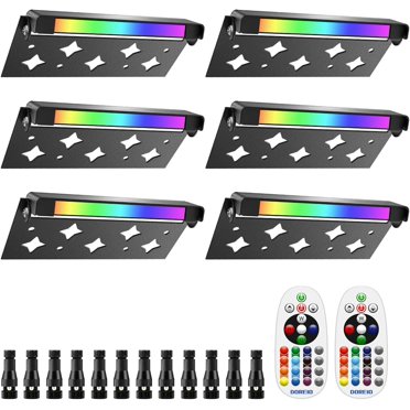 GKOplus 12-Pack LED Step Lights, 12-24V, 2W, Outdoor, Waterproof, Die ...