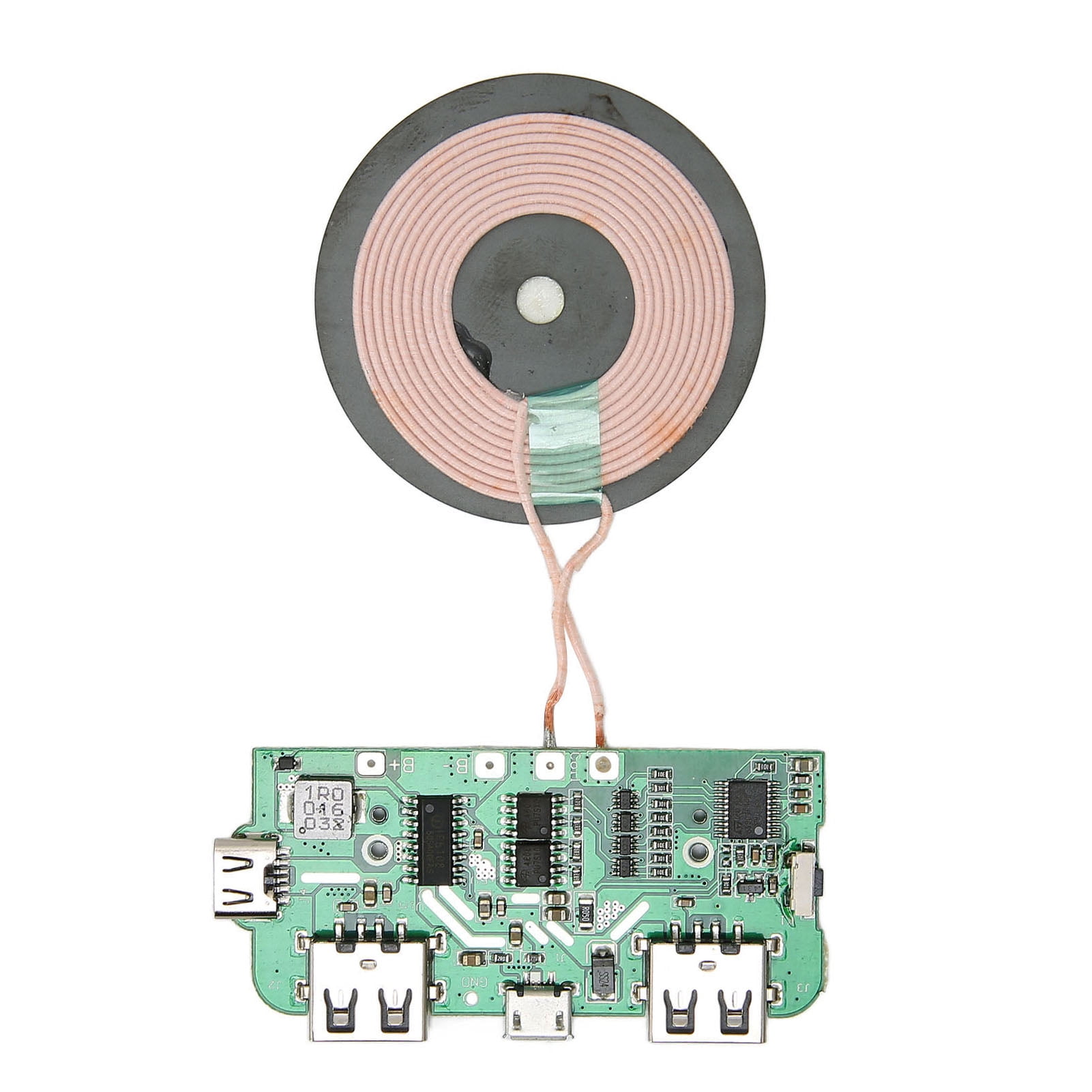 5W Wireless Charging Module Coil PCBA Circuit Board Dual USB Type C 3 ...