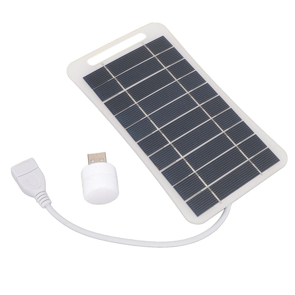 5W5V Solar Panel with USB Waterproof Outdoor Portable Battery Cell ...