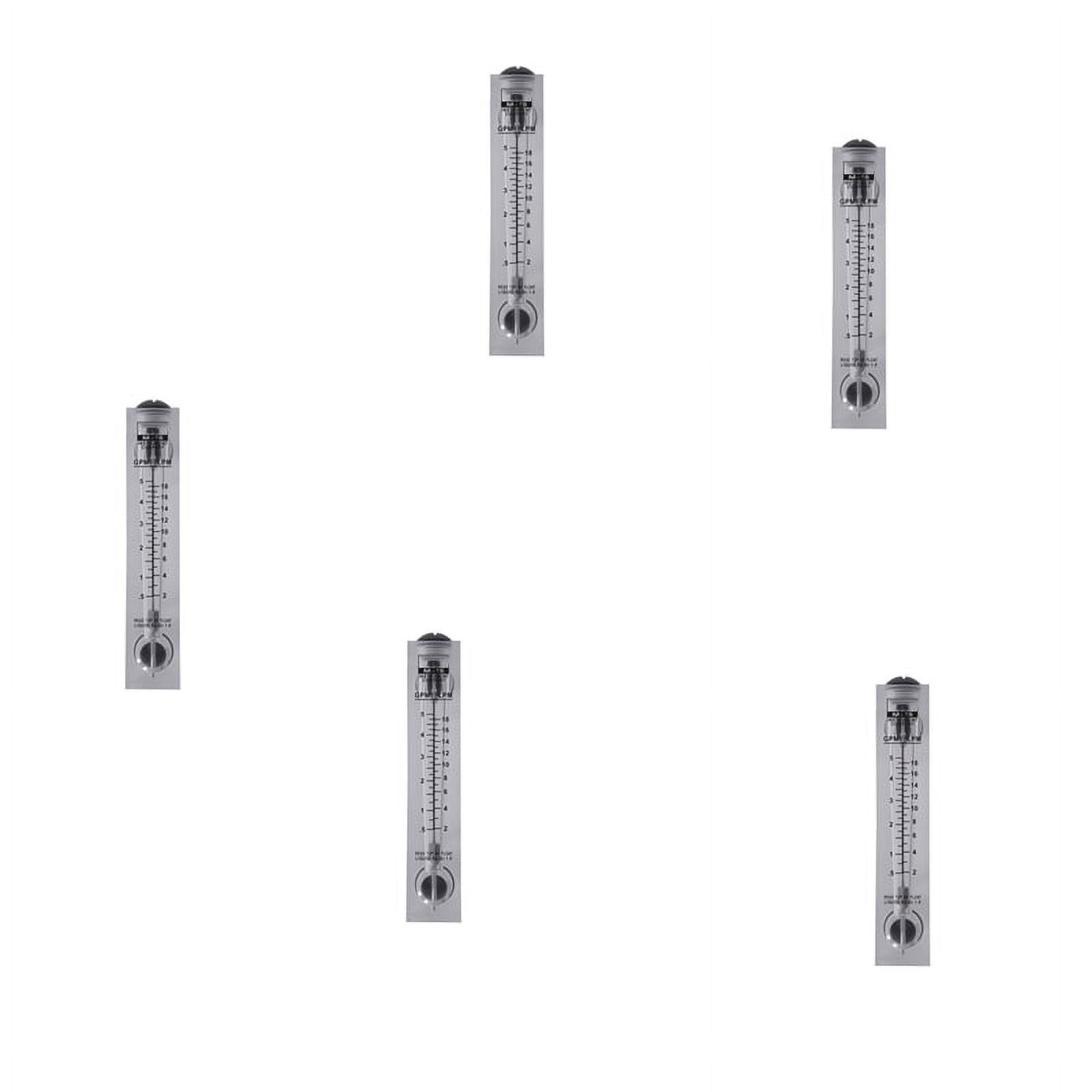 5X 0.5-5 GPM 2-18 LPM Water Panel Mount Type Flowmeter - Walmart.com