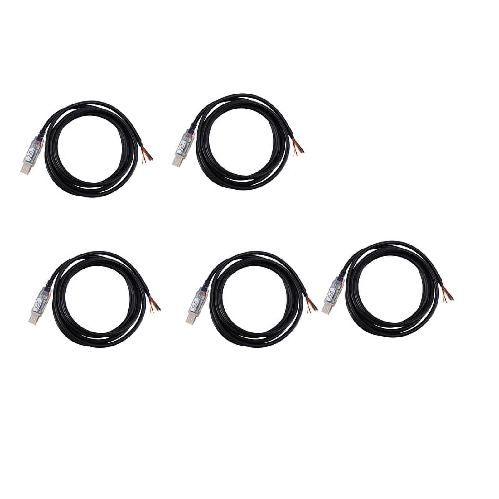 5X 1.8M Long Wire End,USB-Rs485-We-1800-Bt Cable,USB to Rs485 Serial ...