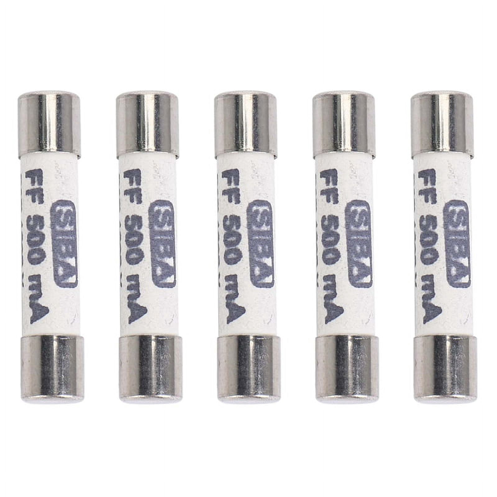 5X 1000V 500MA 6.3 x 32mm White Ceramic Fuse for Multimeter - Walmart.com