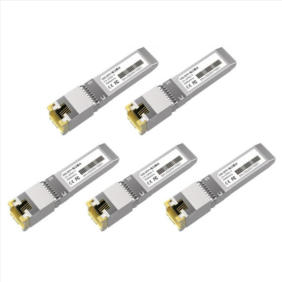 5X 10G SFP+ Module 10GbE Copper SFP Modules Optical Port Turn to RJ45 ...