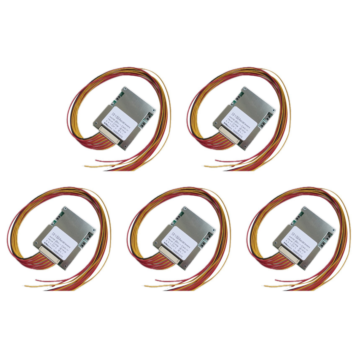 5X 13S 48V 60A Battery Protection Board Electronics Li-Ion Cell Battery ...