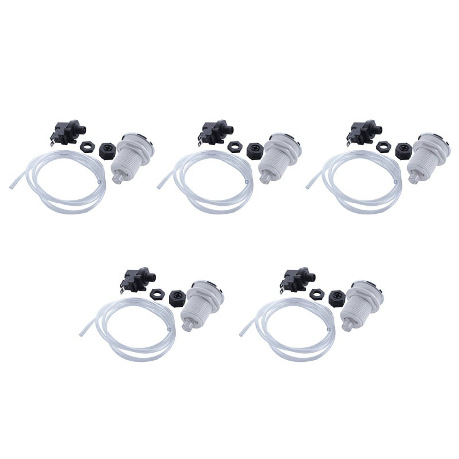5X 16A On Push Button Switch Jetted Jet for Bath Tub Spa Garbage ...