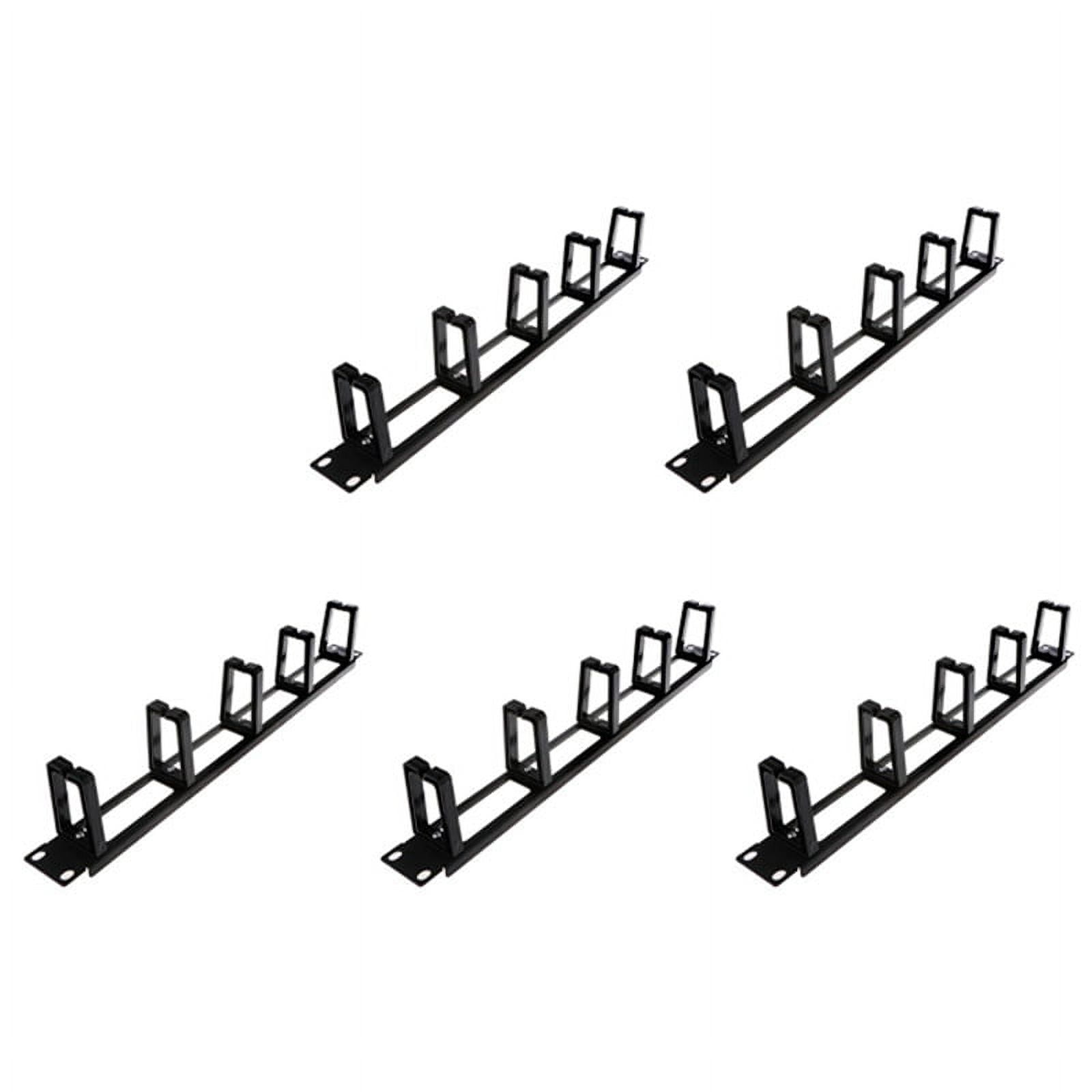 5X 19 Inch 1U Rack Cabinets Cable Management Network Organizer Hollow ...