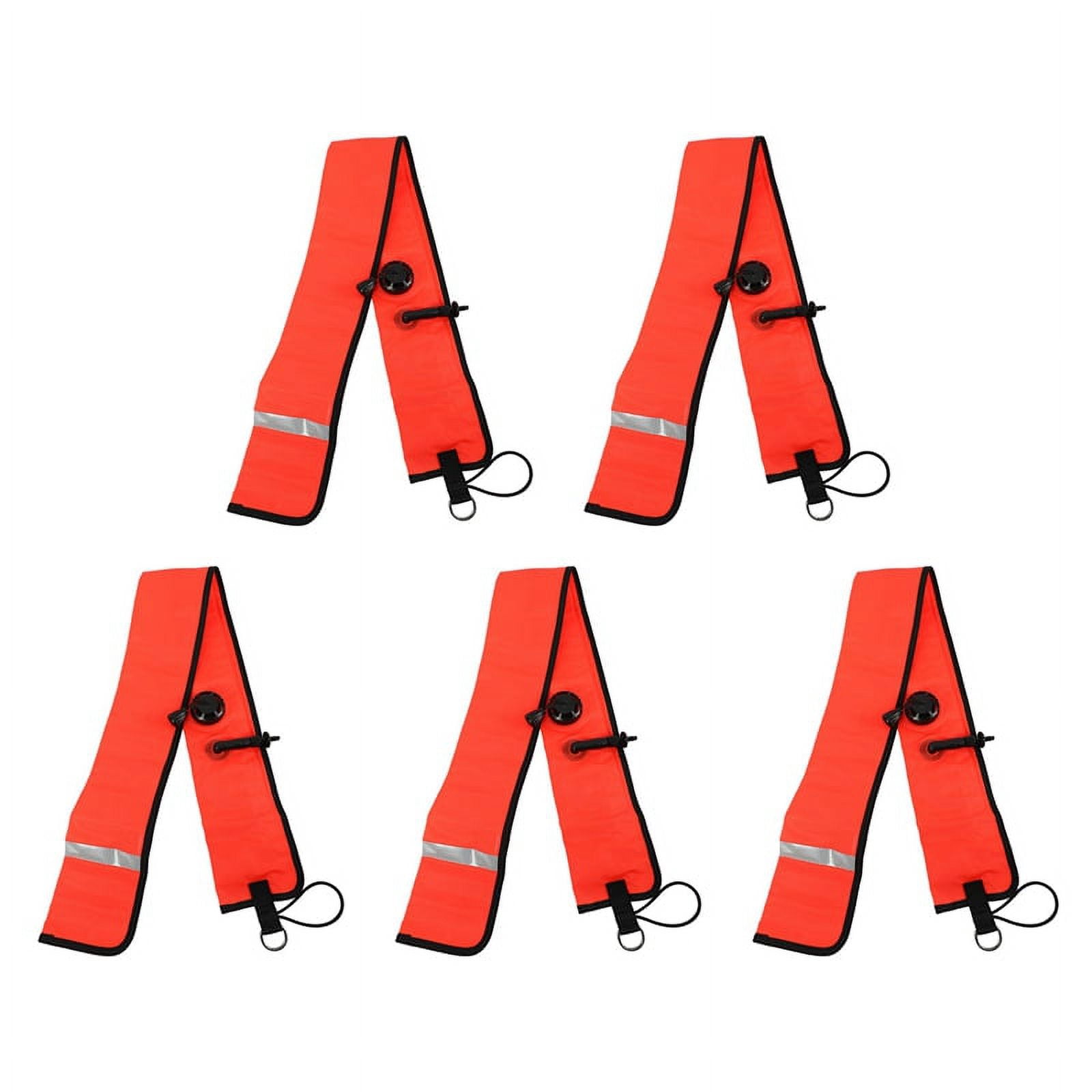 5X 1M Scuba Diving Inflatable SMB Signal Marker Buoy Visibility Float ...