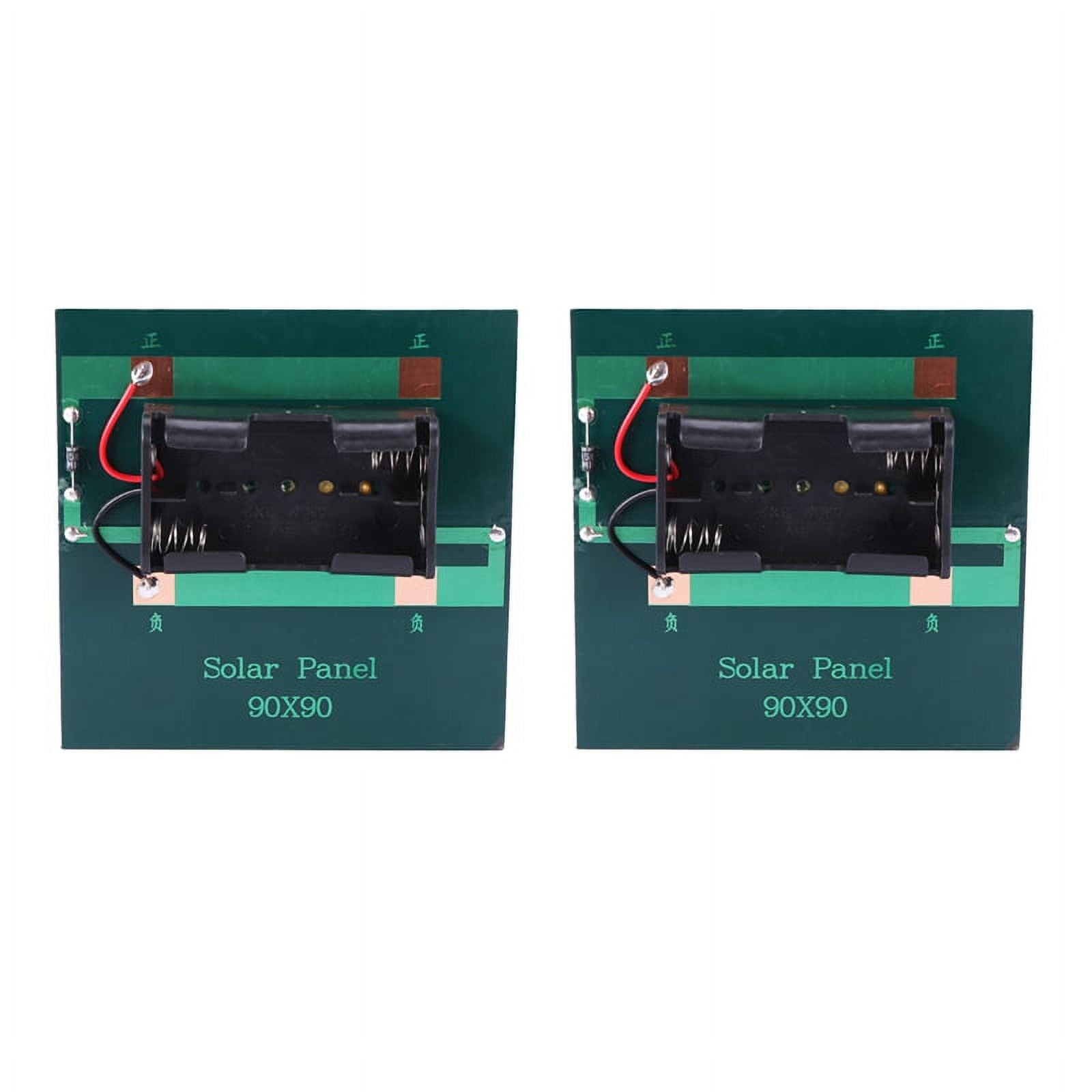 5X 1W 4V Rechargeable AA Battery Solar Cell Charger with Base for 2XAA ...