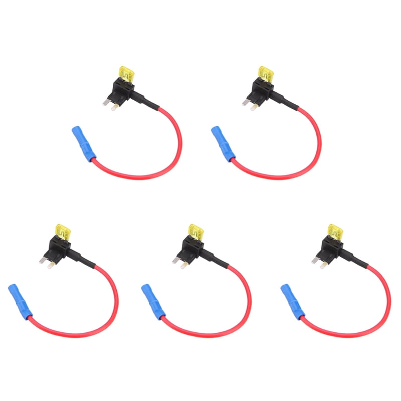 5X 2-Insert Blade Fuse Adapter Voltage Tap for Automotive Fuses ATT ...
