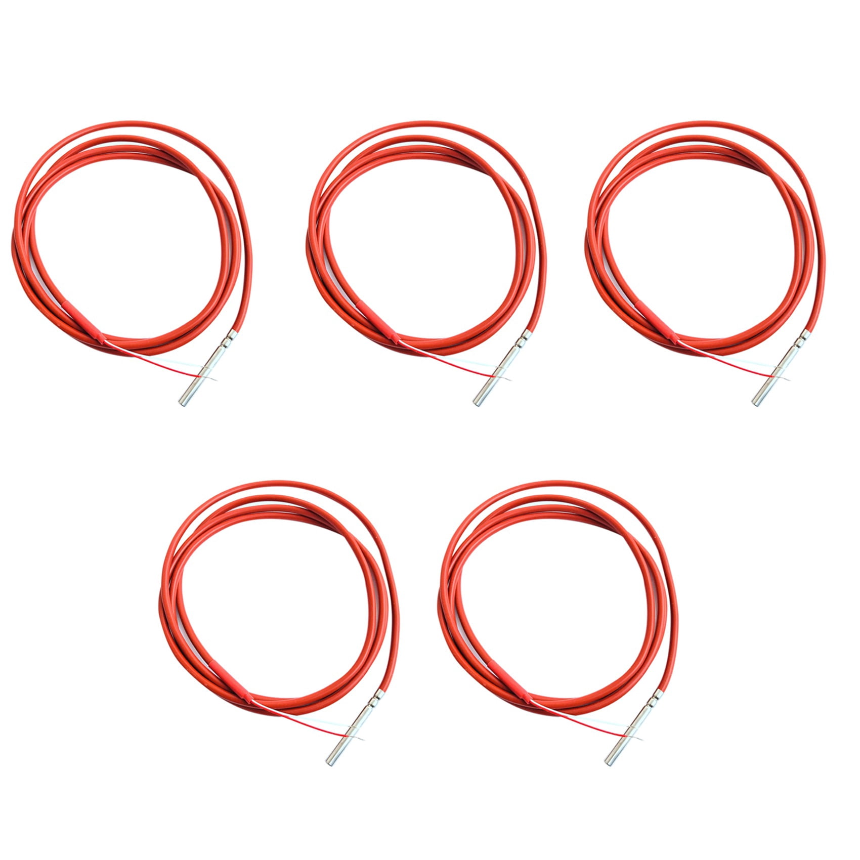 5X 2 Wire PT1000 Temperature Sensor Thermistor Silicone Gel Coated 1 ...