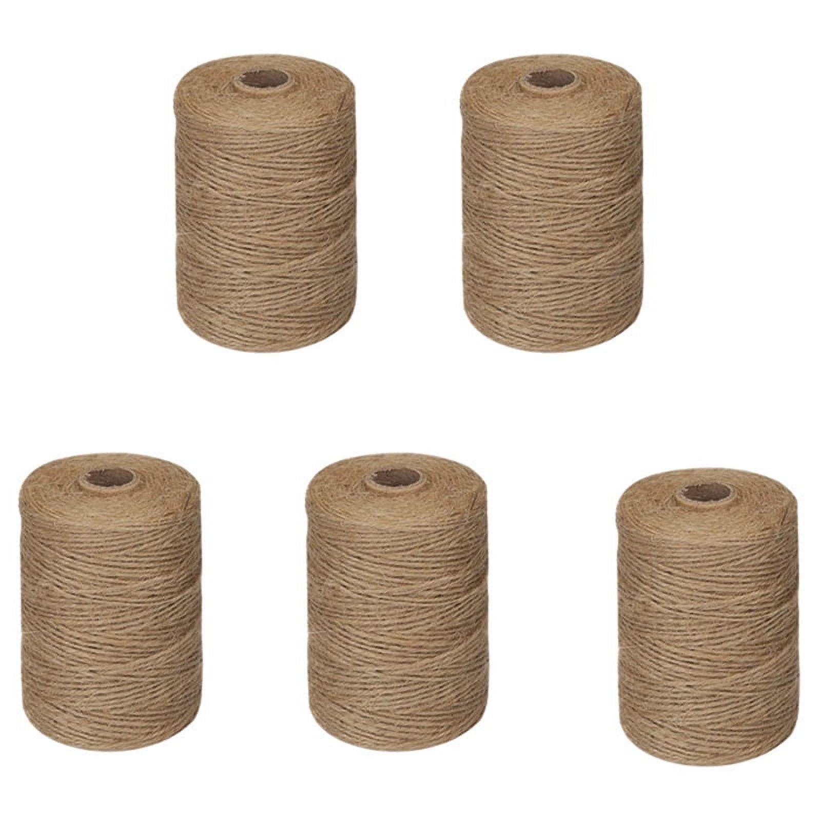 5X 200M/ Roll 2mm Twine Natural Thick Brown Twine Gardening Plant ...