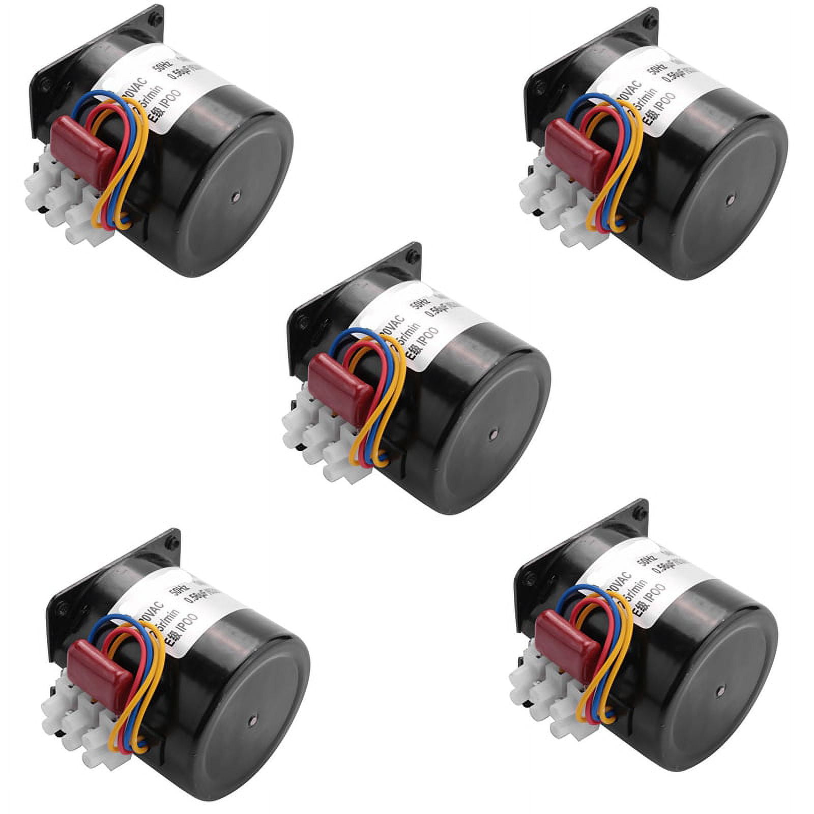 5X 220V AC Synchronous Gear Motor 60KTYZ 60-KTYZ Permanent Magnet ...