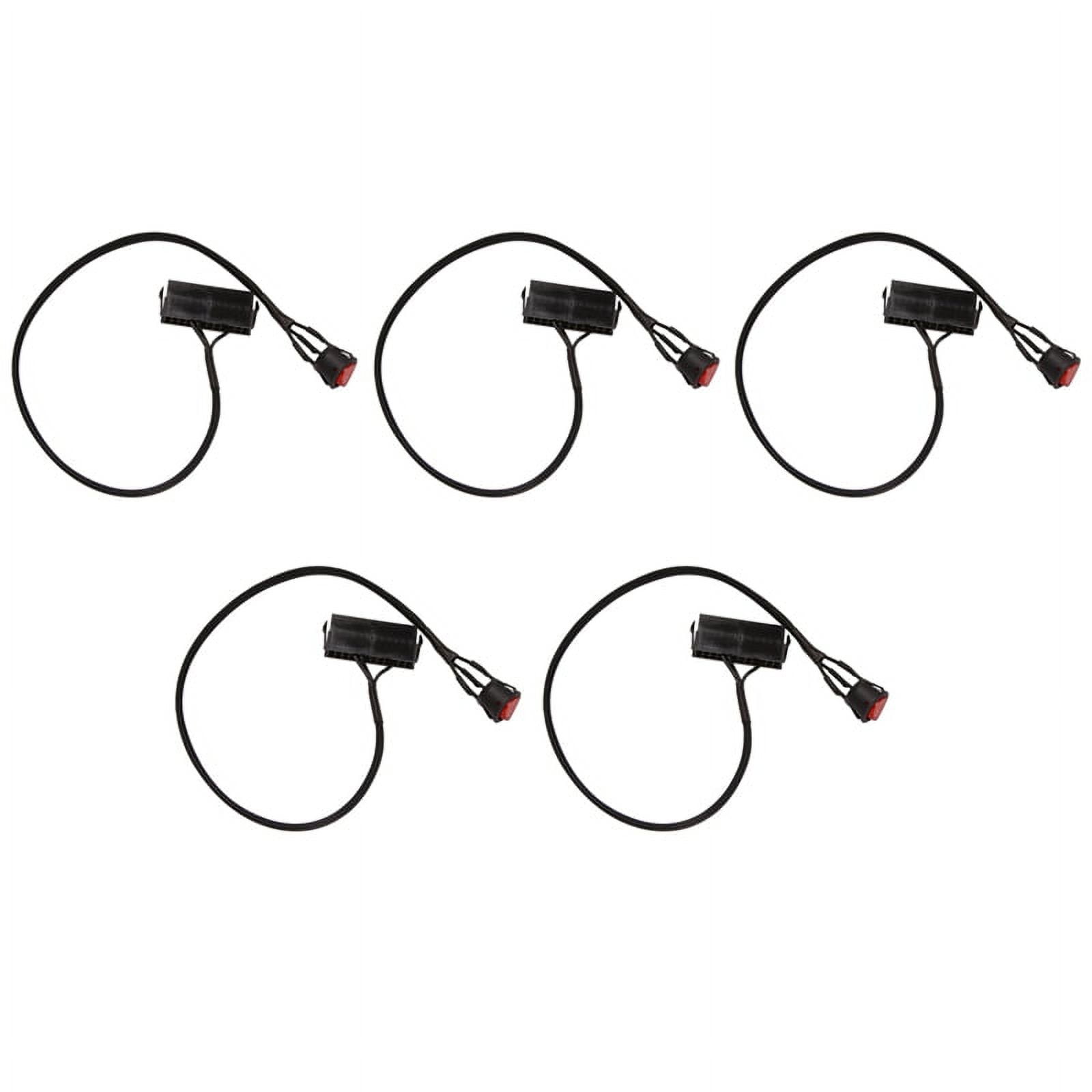 5X 24-Pin Female ATX PSU PC Power Supply Tester Start Up Jumper Cable ...