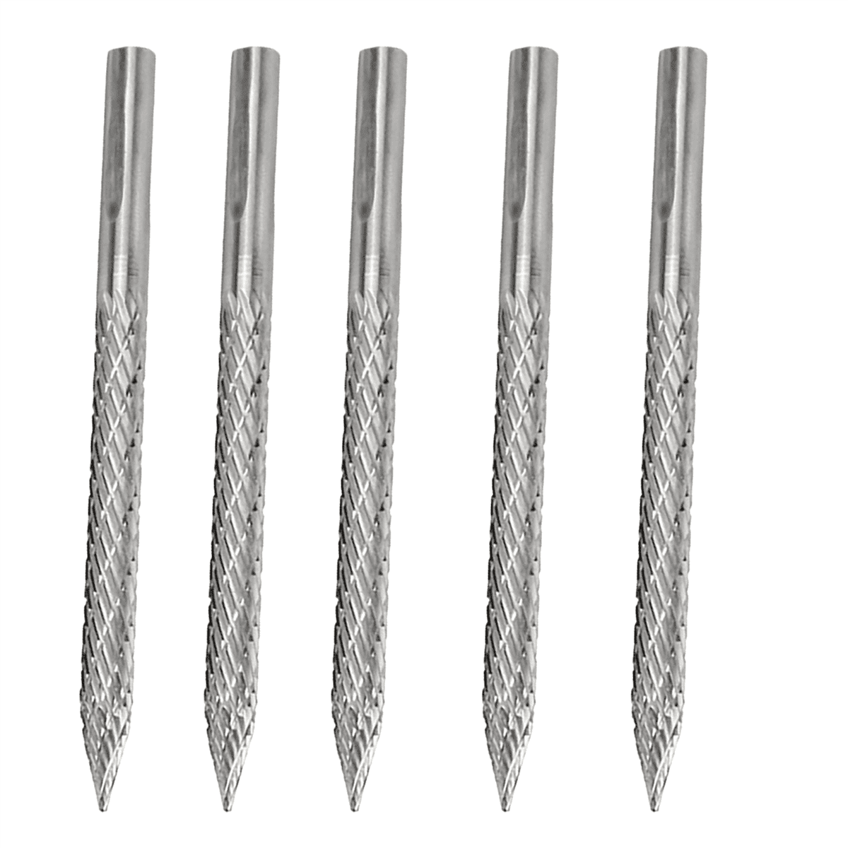 5X 3/16in 4.5mm High Carbide Steel Burr Bits Tire Reamers Carbide ...