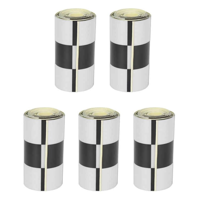 5X 3 Inch Black/White Checkered Decal Tape Car Motorcycle Bike Tank ...