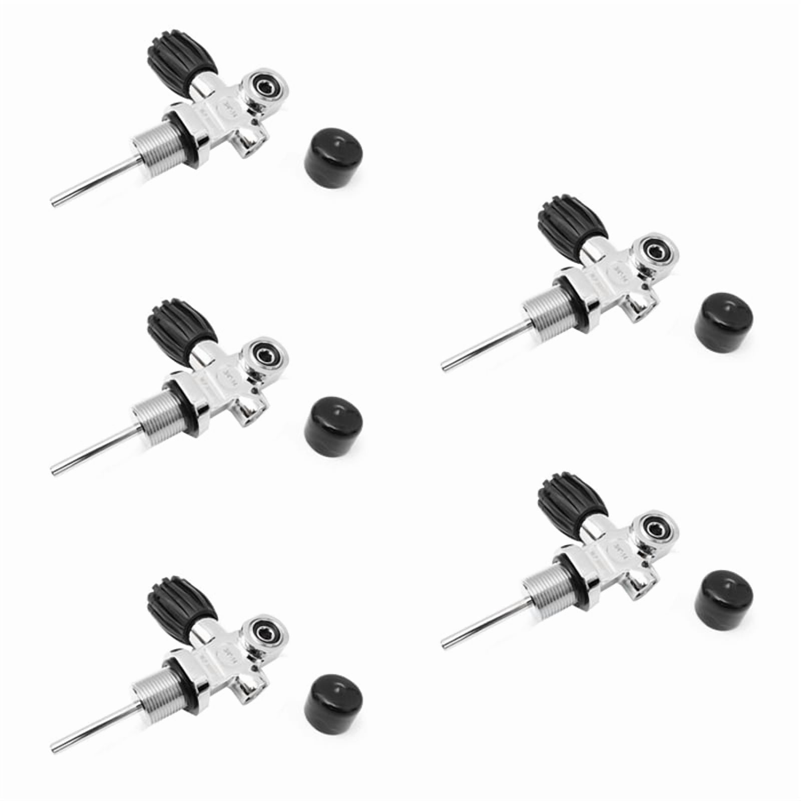 5X 3000Psi 250Bar 3/4-14NPS High Pressure Scuba Diving Tank Valve ...