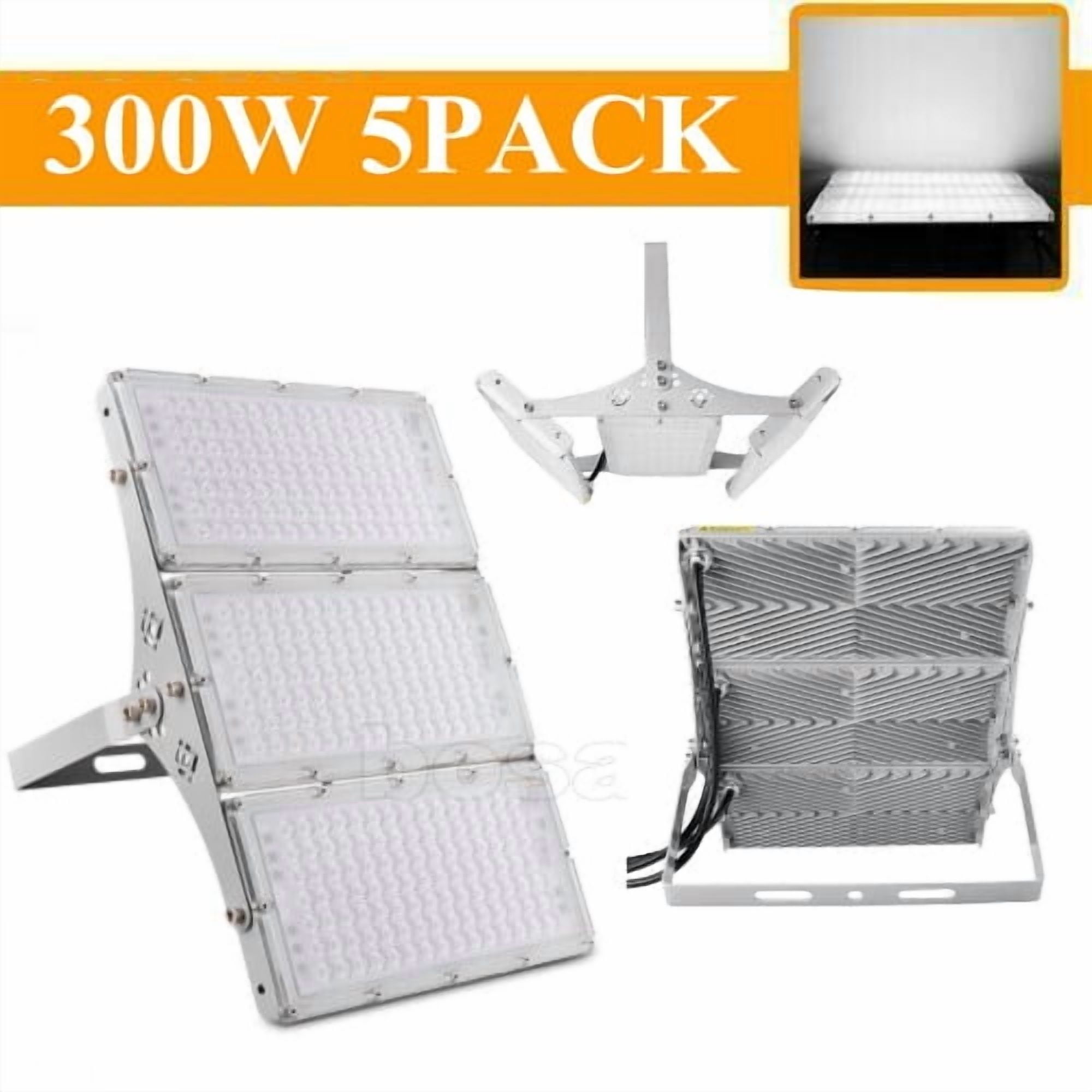 5X 300W LED Flood Light Cool White Module Spotlight Bright Stadium ...