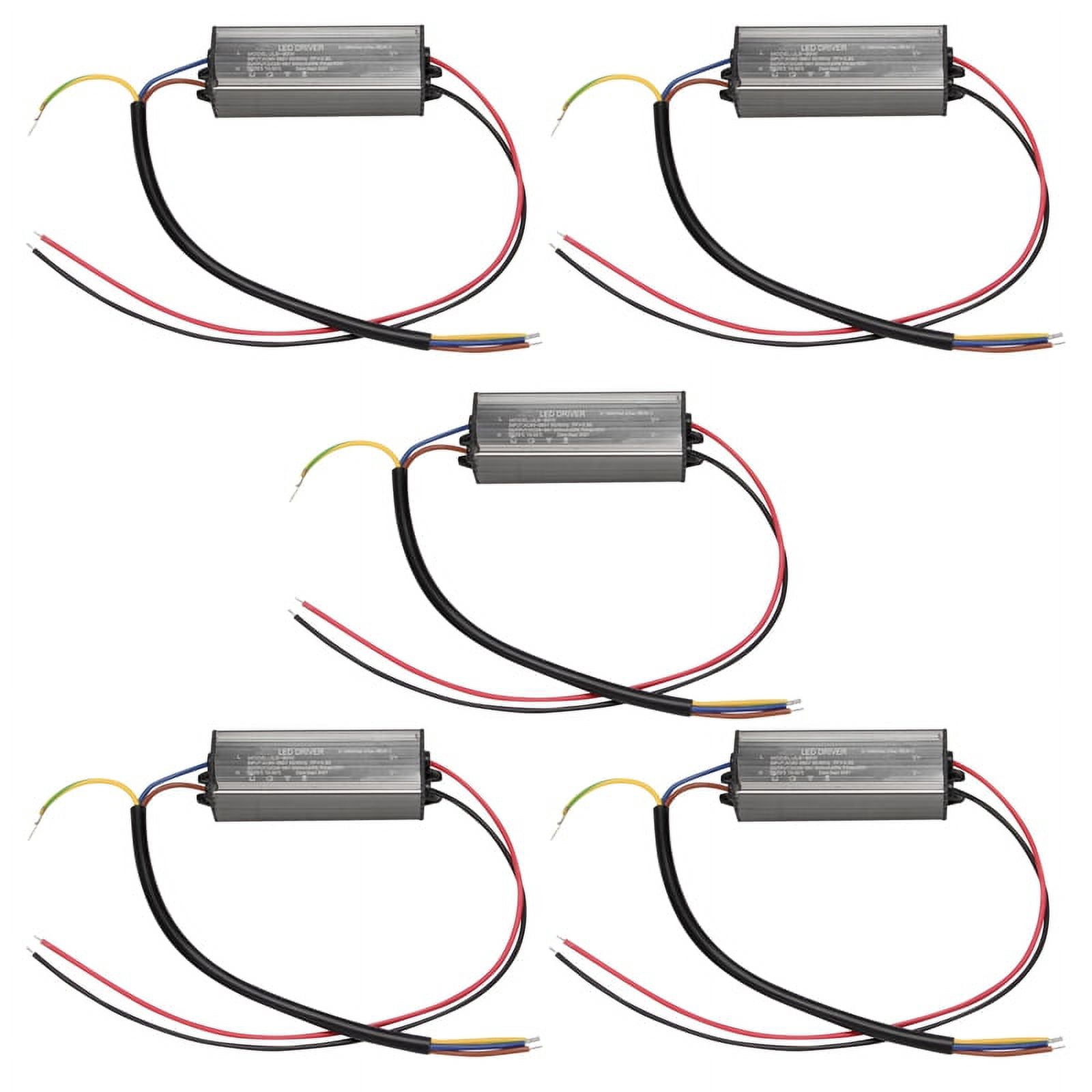 5X 30W LED Driver Constant Current Driver Power Supply Transformer ...