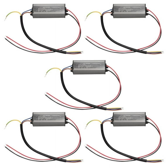 5X 30W LED Driver Constant Current Driver Power Supply Transformer ...