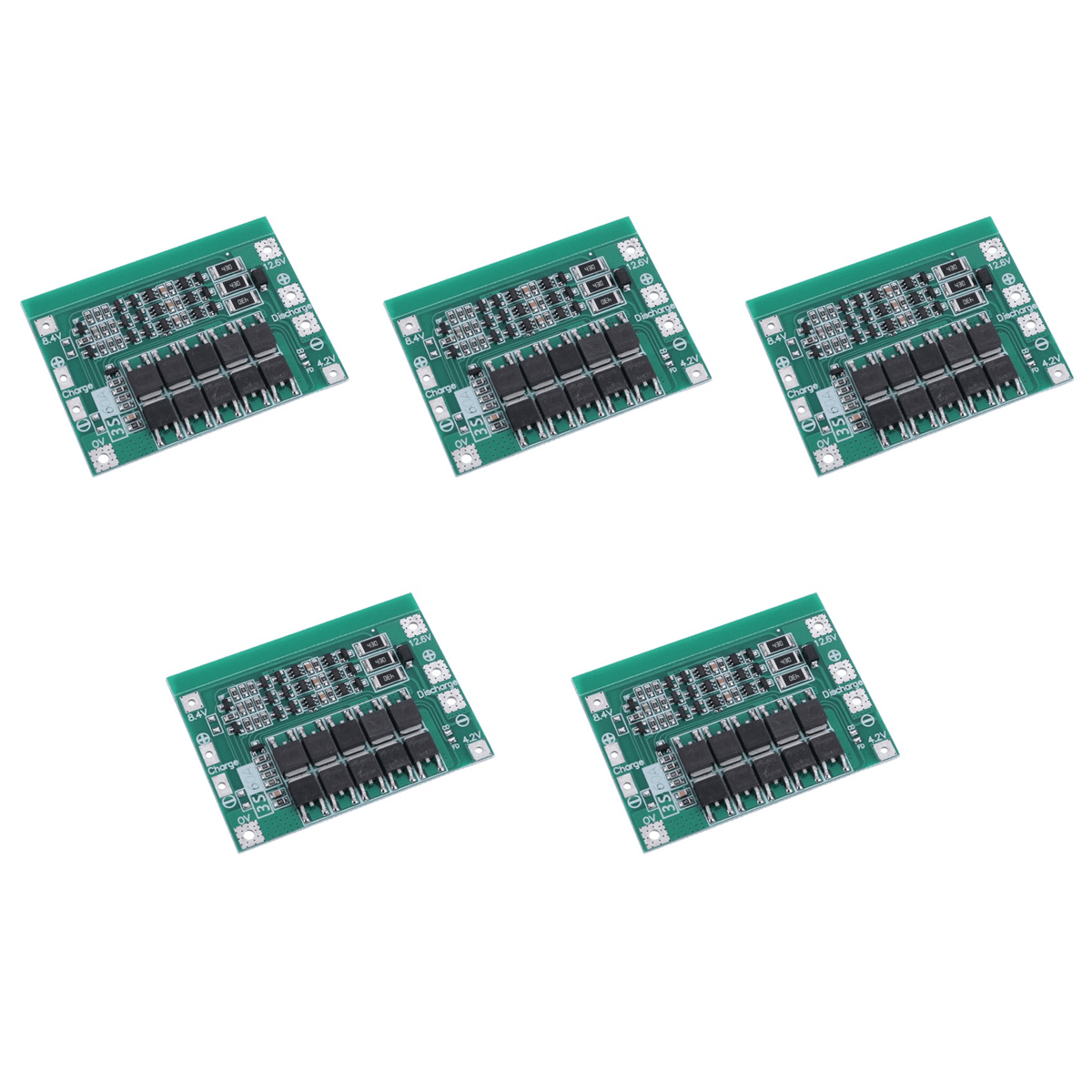 5X 3S 60A Board Lithium Li-Ion 18650 Battery Protection Board for Drill ...