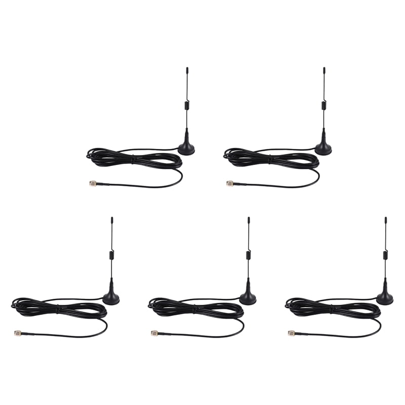 5X 433Mhz 5Dbi Antenna GSM Antenna SMa Male Connector Magnetic Base for ...