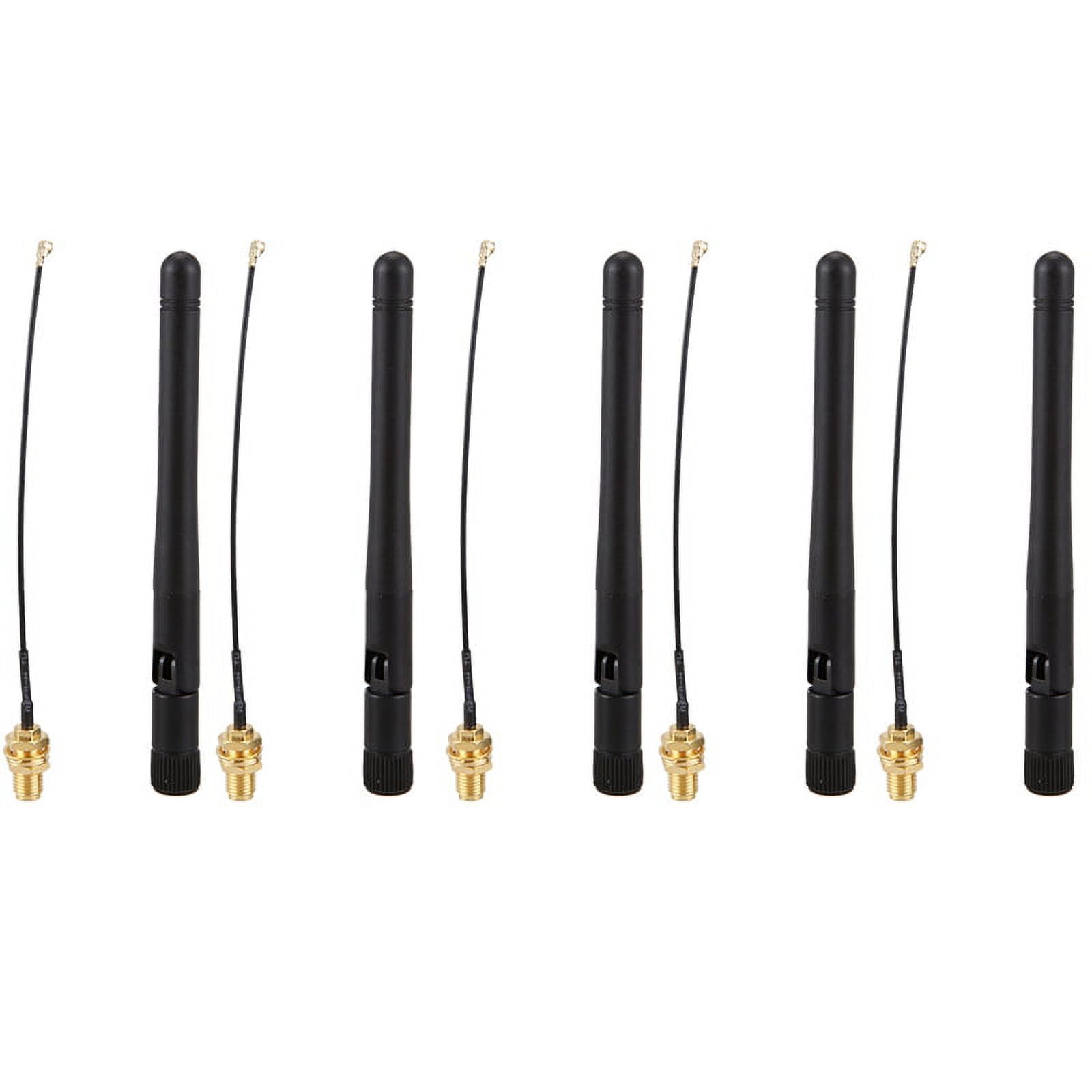 5X 433Mhz Antenna 3Dbi GSM RP-SMA Plug Rubber Waterproof Lorawan ...