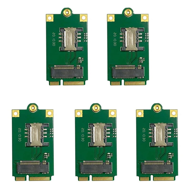 5X 4G 5G M.2 to Pcie Adapter NGFF to Mini Pci-E Adapter Board with SIM ...