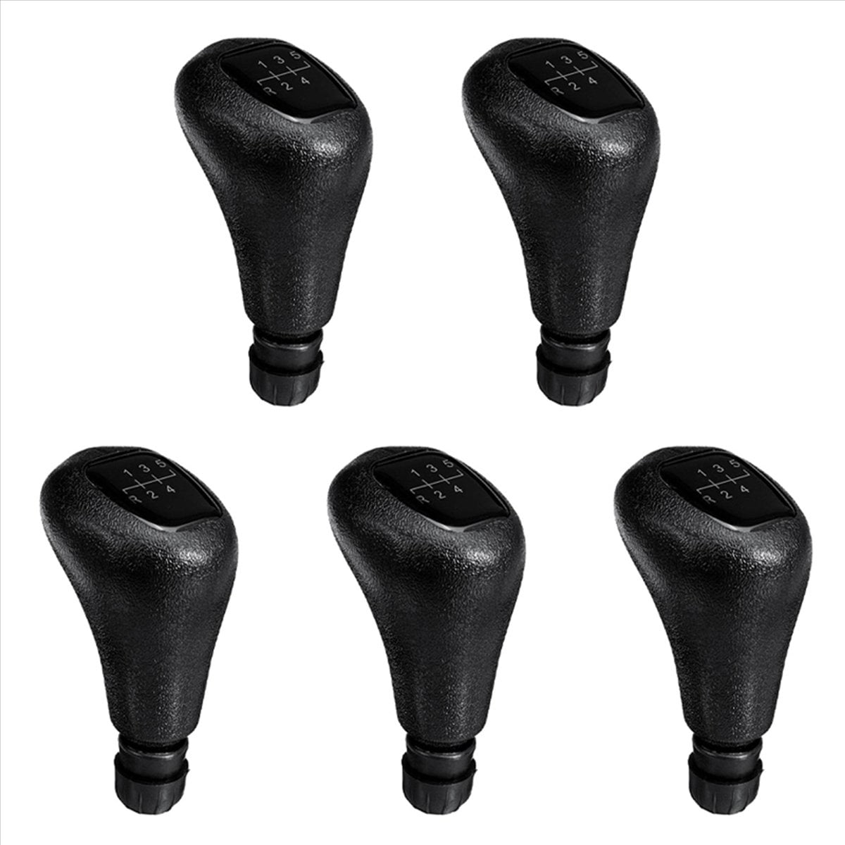 5X 5 Speed Manual Leather Gear Shift Knob Shifter Lever for C Class ...